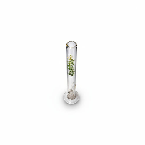 Solid Crystal Grass Cylinder Bong 16 Inch – Borosilicate Ice Bong ...